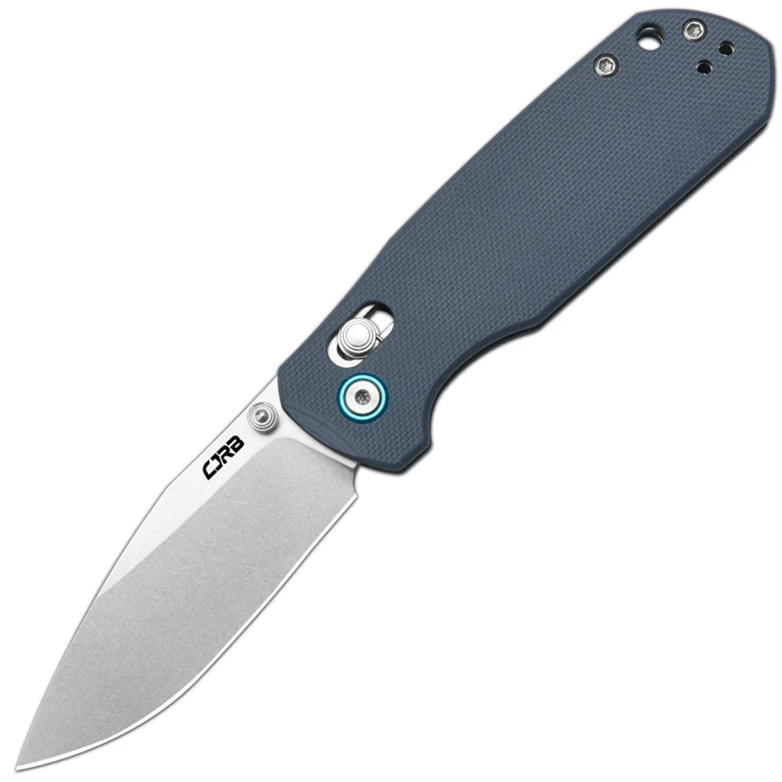 CJRB Maximal Crossbar Lock Blue-Gray G10 Folding AR-SFII Pocket Knife ...