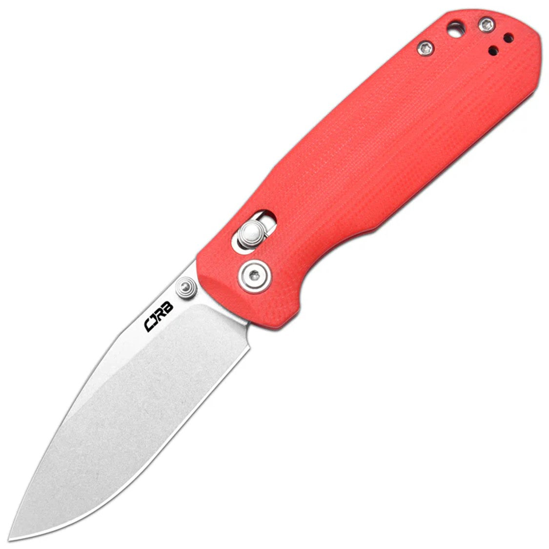 CJRB Maximal Crossbar Lock Red G10 Folding AR-RPM9 Pocket Knife 1954RE ...