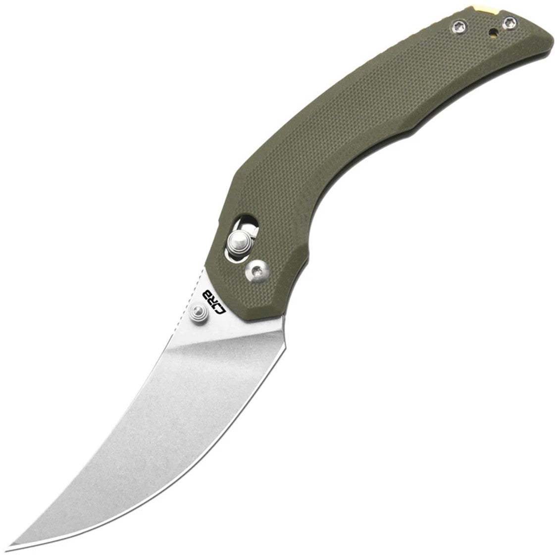 CJRB Nanner Crossbar Lock OD Green G10 Folding AR-RPM9 Pocket Knife 19 ...