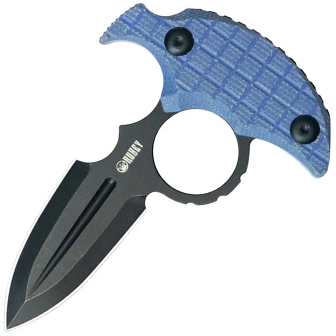 Kubey Cavy Blackwashed Blue – Atlantic Knife Company