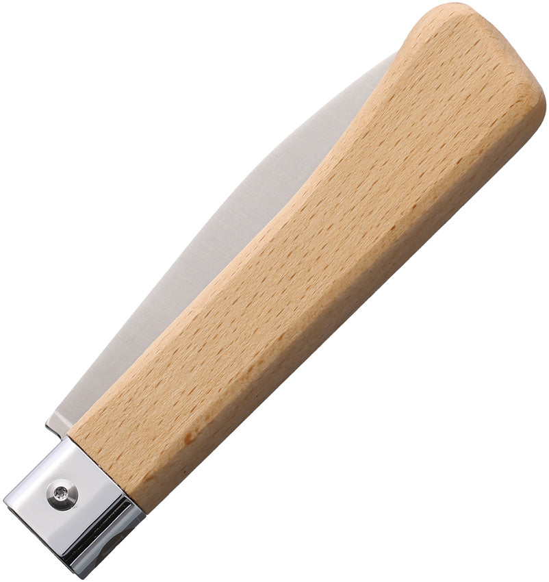 MAIN Knives Workers Linerlock Beech Wood Folding Stainless Pocket Knif ...