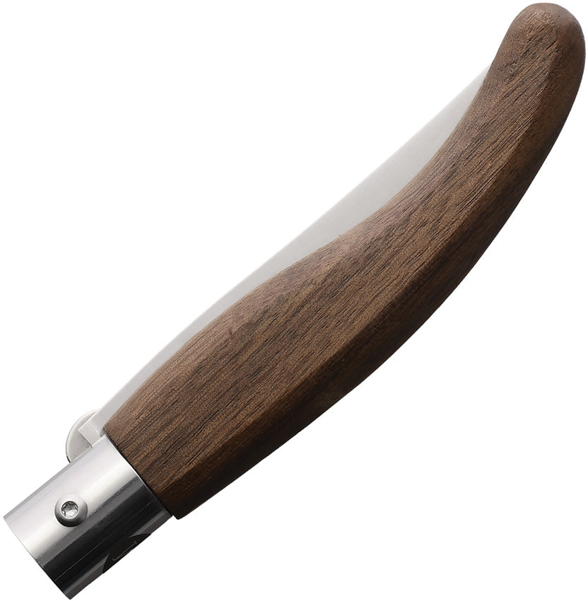 MAIN Knives Spanish Linerlock Walnut Wood Folding Stainless Pocket Kni ...