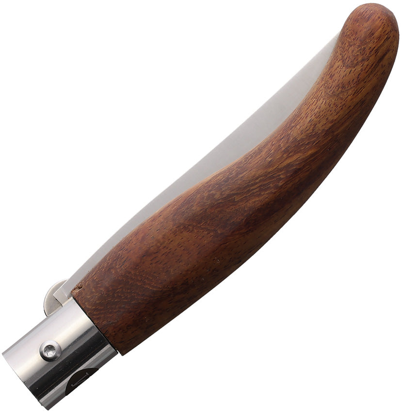 MAIN Knives Spanish Linerlock Bubinga Wood Folding Stainless Pocket Kn ...