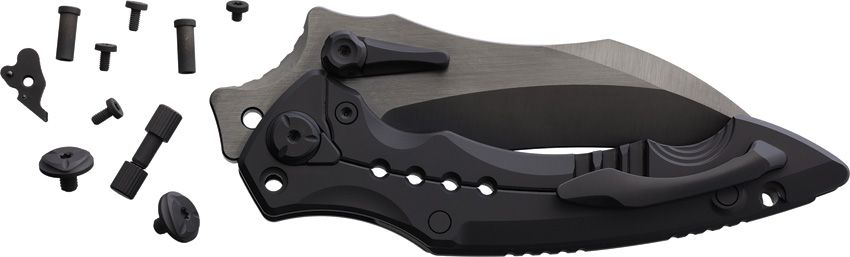 Maxace Hela Framelock Black Titanium Folding Bohler M390 Pocket Knife ...
