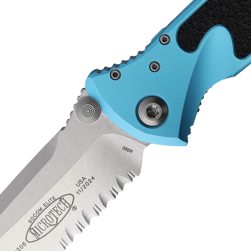 Microtech Socom Elite T\E Turquoise Folding Knife | Premium Quality ...
