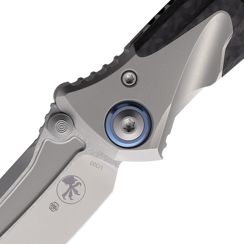 Microtech Socom Bravo Mini Framelock Titanium & Carbon Fiber Folding M ...