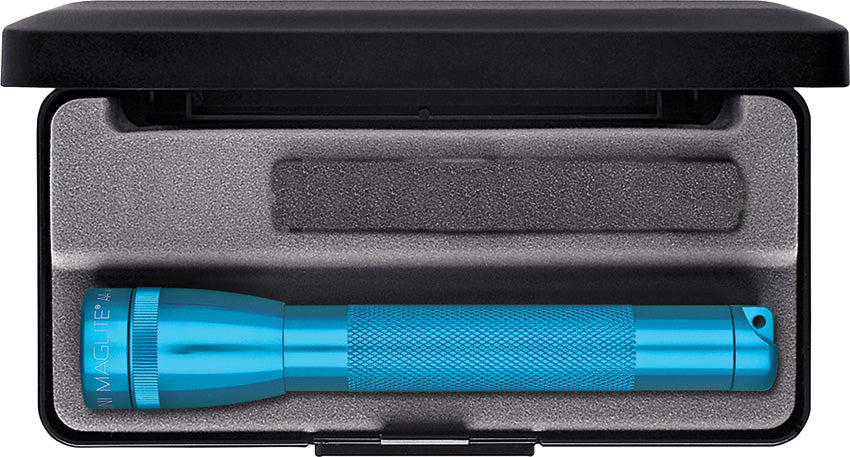 Mag-Lite Mini Maglite Blue 6.5" Aluminum Water Resistant Flashlight 06 ...