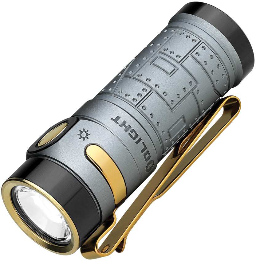 Olight Baton 4 Fighter Pilot Grey & Gold Flashlight BATON4FTPL ...