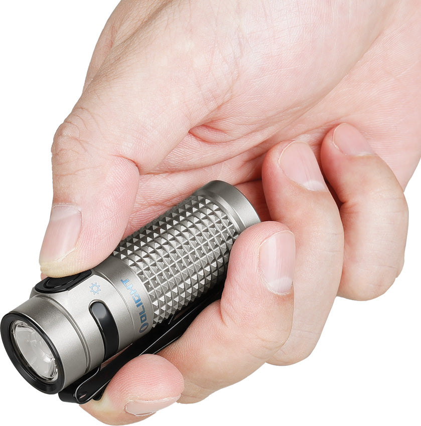 Olight Baton 4 Premium Grey Flashlight BATON4KITTI – Atlantic Knife Company