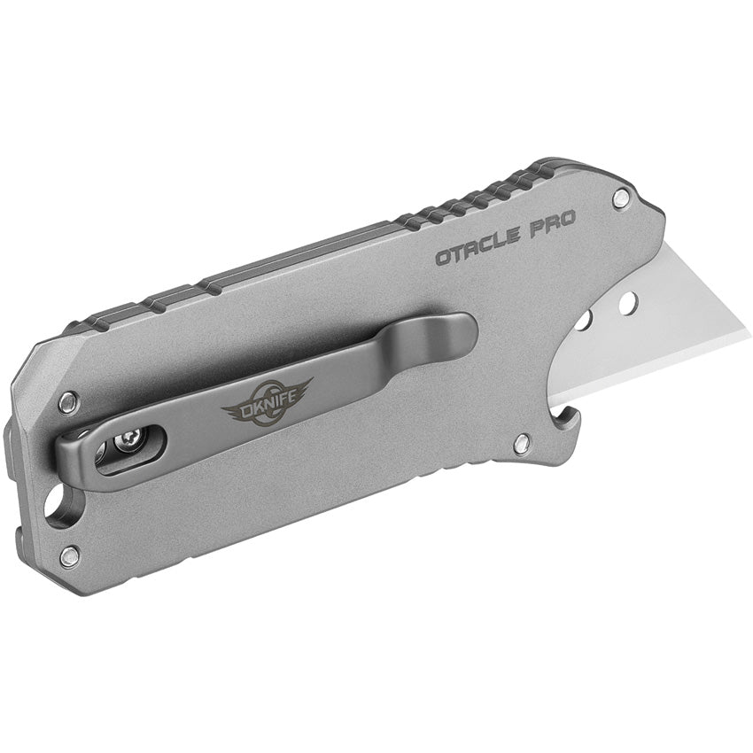 Oknife Otacle Pro Utility Gray Titanium SK2 Stainless Utility Knife OT ...
