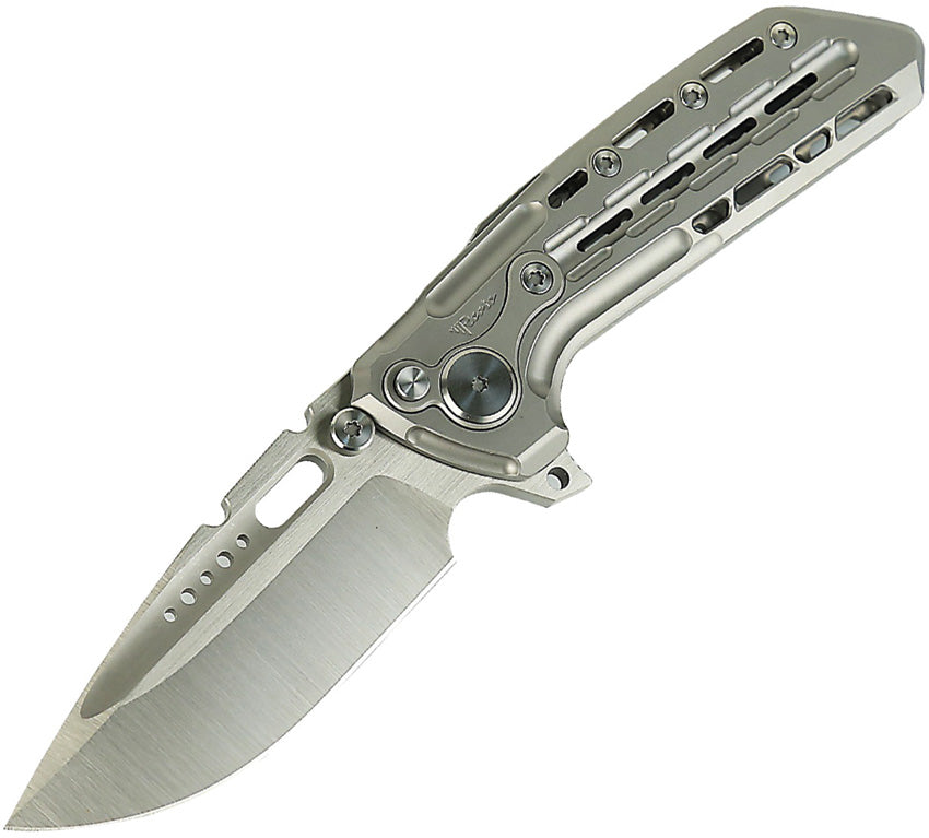 Reate Knives Terminator TX228 TI Bead Blast | Premium Folding Knife ...