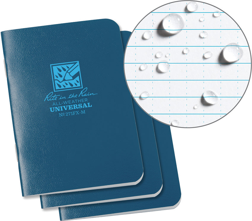 Rite in the Rain Mini Stapled Notebook 3 Pack – Atlantic Knife Company