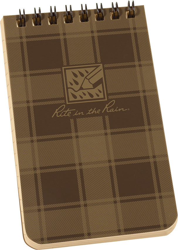 Rite in the Rain Top Spiral Notebook 3x5 Plaid - On Sale – Atlantic ...