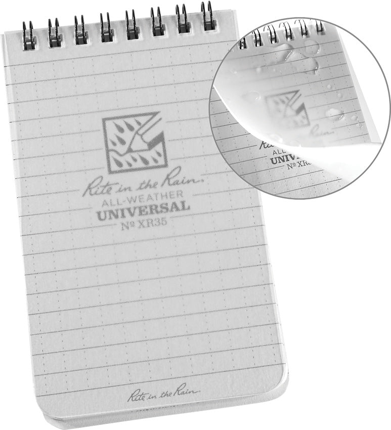 Rite in the Rain Top Spiral Notebook 3x5 – Atlantic Knife Company