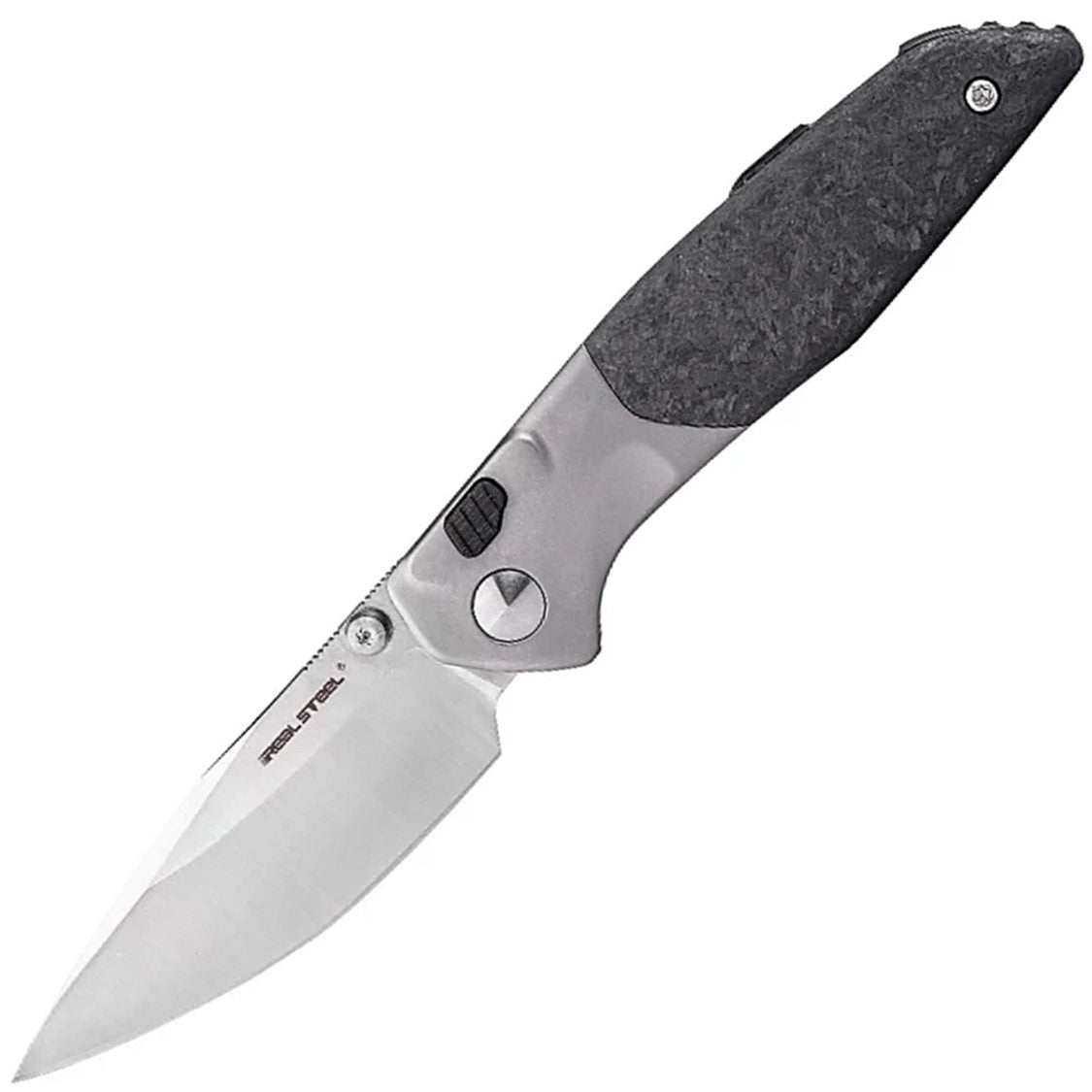 Real Steel Hoeft Shred Carbon Fiber Folding Knife | Precision and ...
