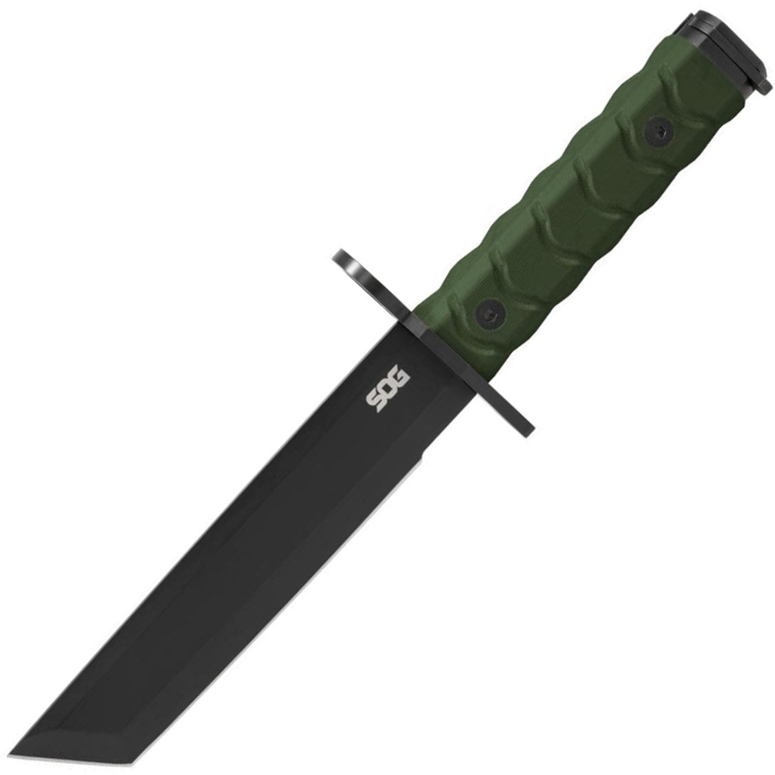 SOG Bayonet BAR15T OD Green & Black Fixed Blade | Premium Craftsmanship ...