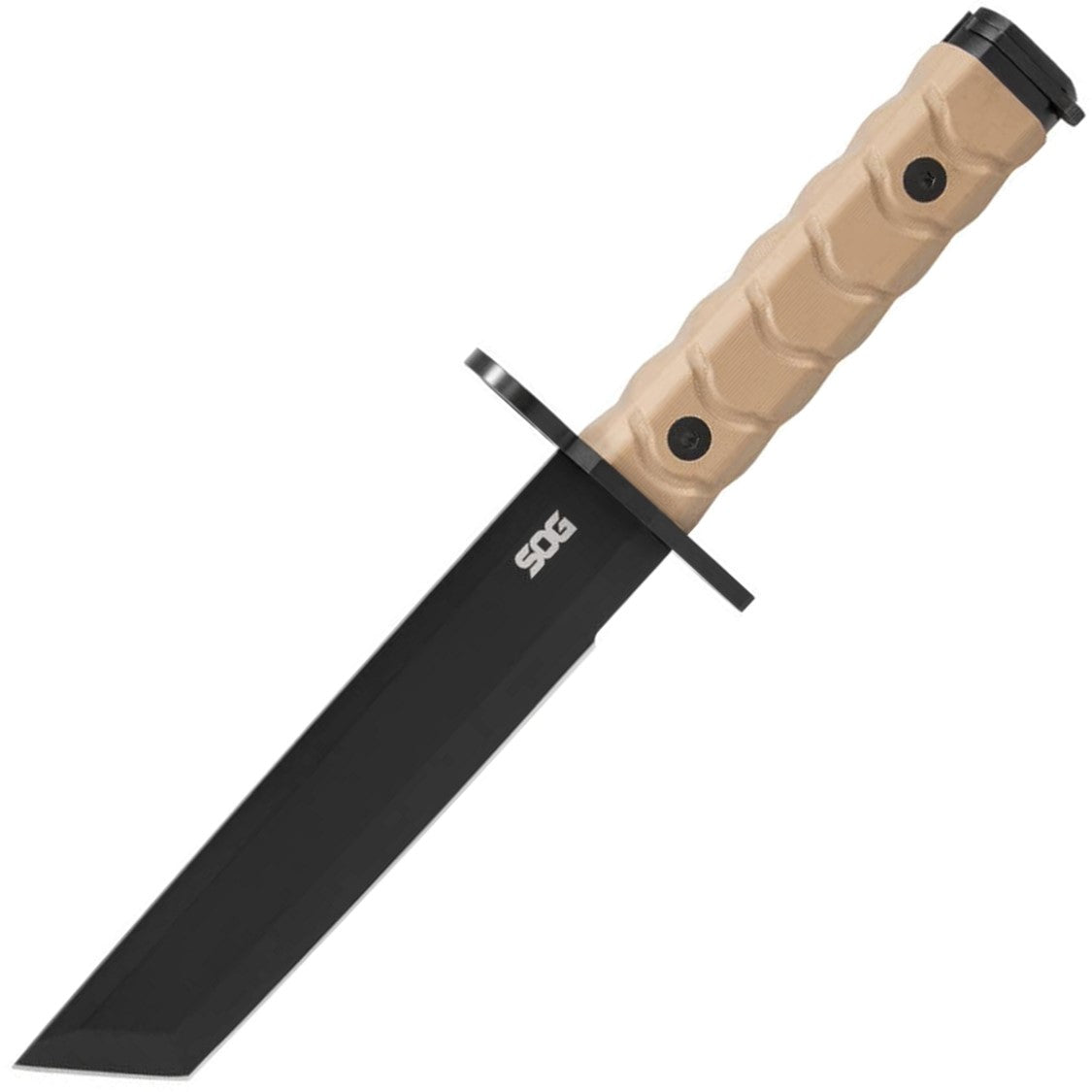 SOG Bayonet BAR15T Desert Earth & Black Fixed Blade | Premium ...