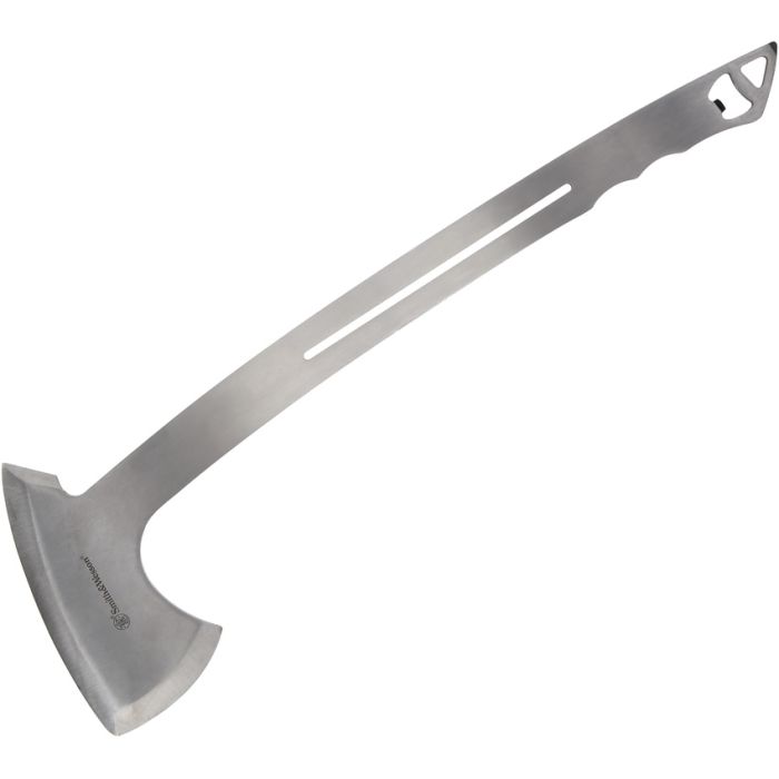 Smith & Wesson Bullseye Large Stainless Steel Throwing Axe w/ Sheath 1 ...