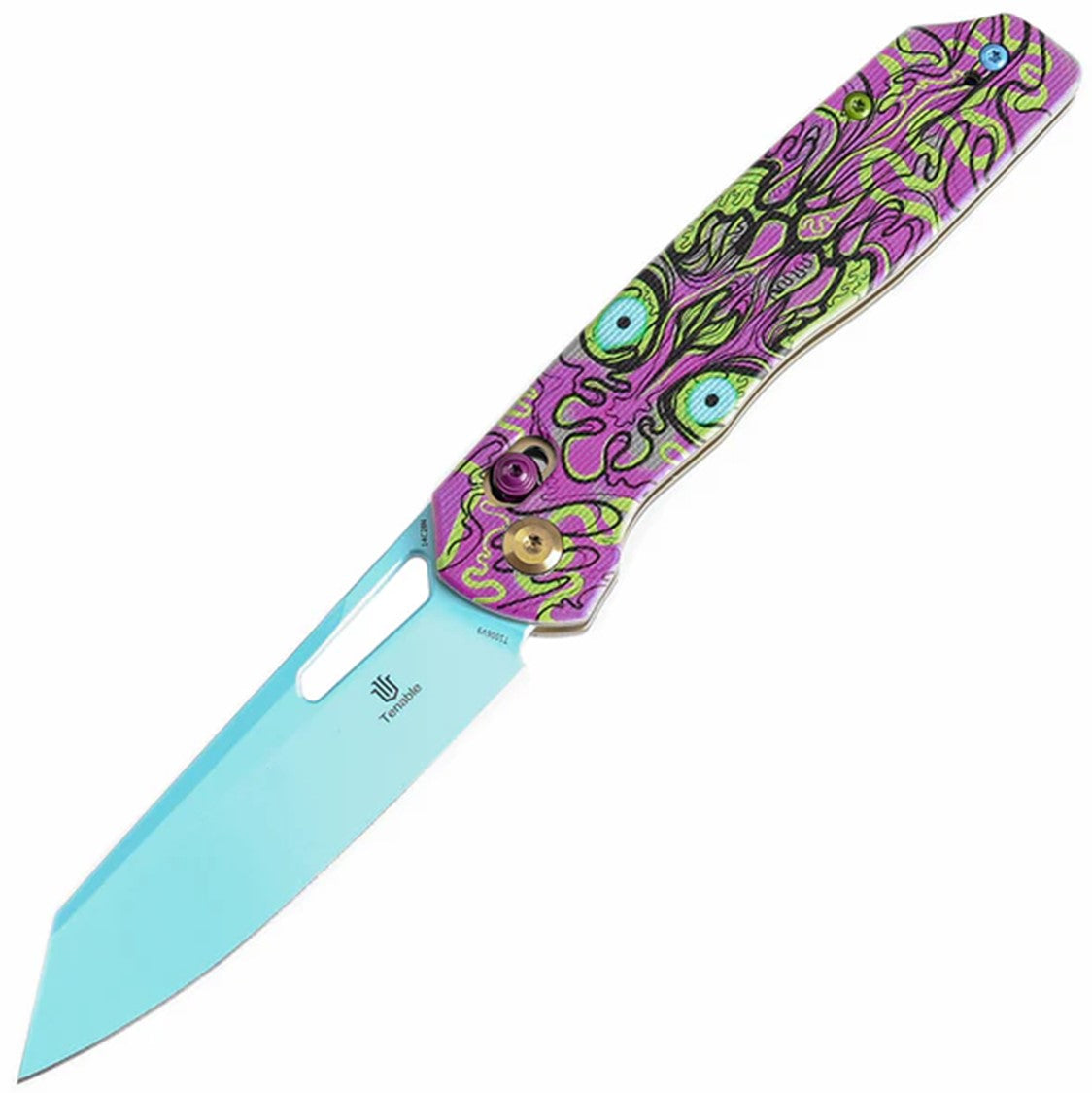 Tenable Knives Shard Crossbar Lock Undead G10 Folding 14C28N Pocket Kn ...