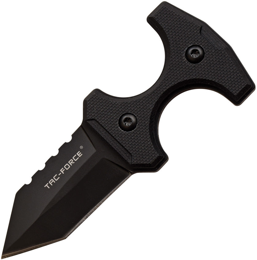 Tac Force Push Dagger Black G10 Folding 3Cr13 Stainless Pocket Knife F ...