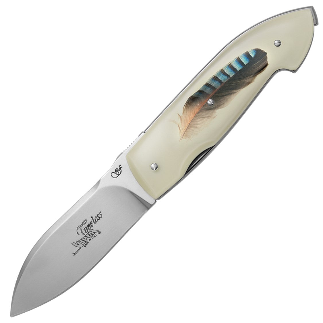 Viper Timeless Feather Lock Resin & Jay Folding Knife | Shop AK ...