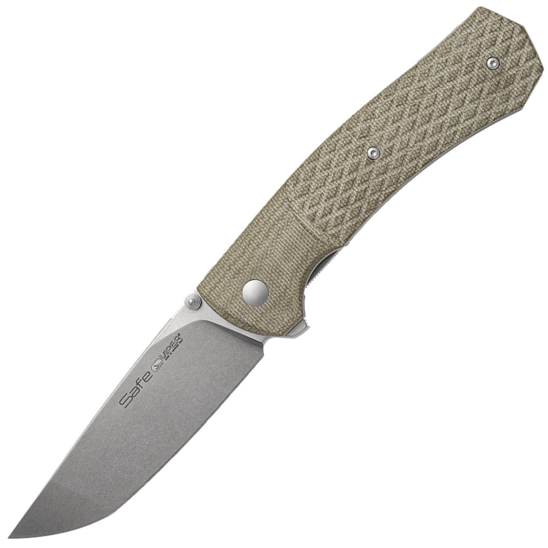 Viper Safe Green Micarta Folding Knife: Shop AK Now! – Atlantic Knife ...