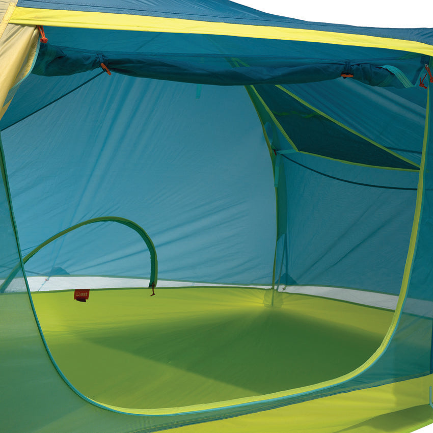 UST Highlander Blue & Yellow Large 4lb 2-Person Camping Tent 10471 ...