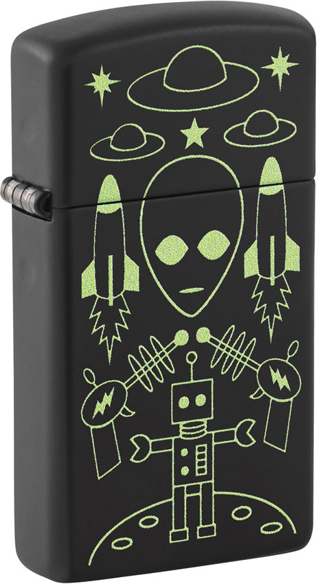 Zippo Alien Invasion Lighter | Premium Windproof USA Made Lighter ...