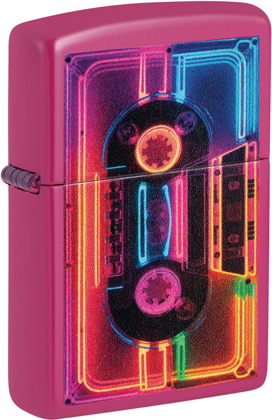 Zippo Neon Cassette Lighter | Premium Windproof USA Made Lighter ...