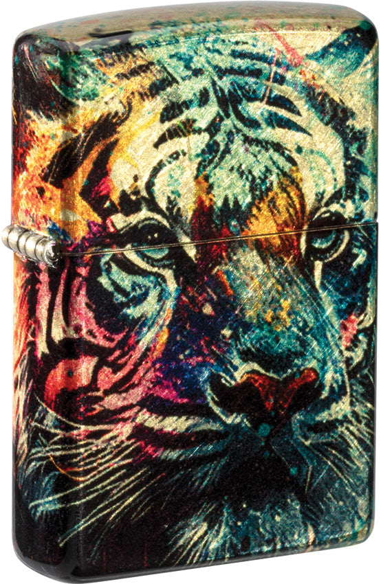 Zippo Painted Tiger Lighter | Premium Windproof USA Made Lighter ...