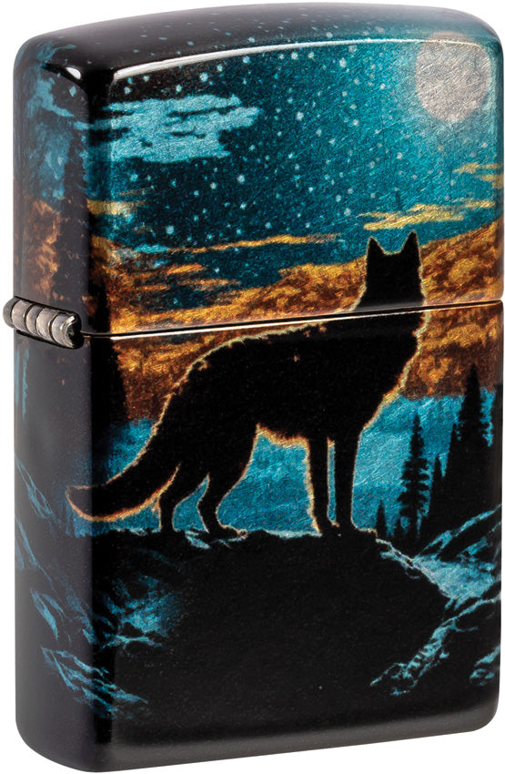 Zippo Moonlight Wolf Lighter | Premium Windproof USA Made Lighter ...