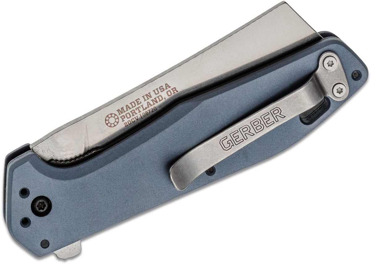 Gerber Fastball Liner Lock Cleaver Knife Blue (3" blade) G1837 ...