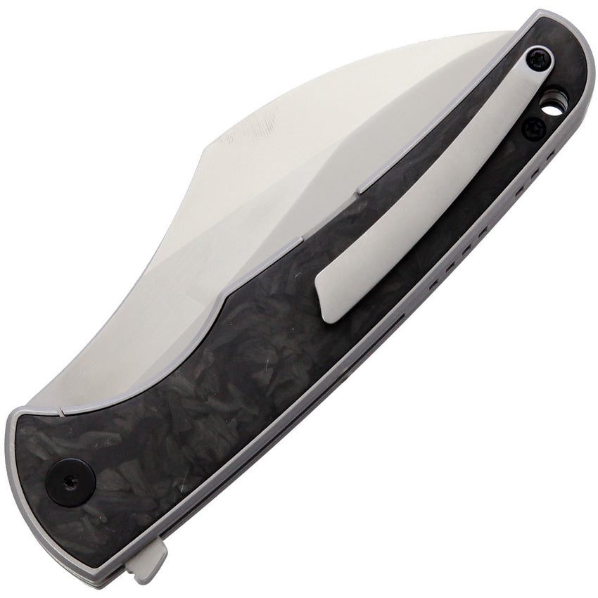 VDK Knives Vice Framelock Titanium/Carbon Fiber Folding Bohler M390 Kn ...