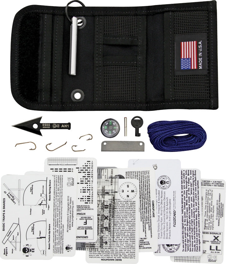 ESEE Izula Gear Wallet Kit arrowhead handcuff key compass eswk ...