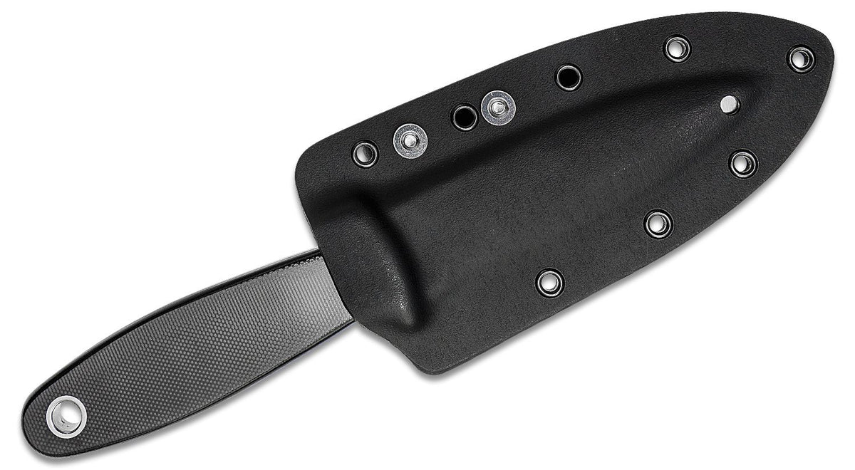 Spyderco Nightstick Black G10 CPM S30V Fixed Blade + Sheath 47gp ...