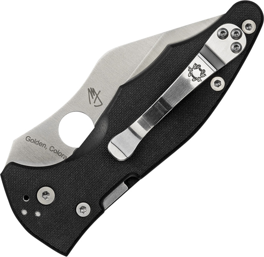 Spyderco Yojimbo 2 Compression Lock Folding Blade Black G10 Handle Kni ...