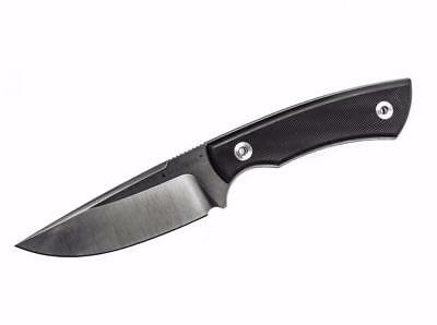 Real Steel Forager Black Satin Fixed Blade + Sheath 3750 – Atlantic ...