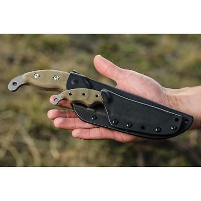 TOPS Set of 2 Wind Runner Fixed Black River Wash Blade Green Knives Co ...