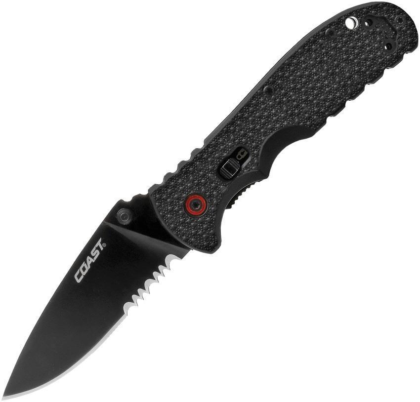Coast RX300 Linerlock A/O Folding Pocket Knife w/ Pocket Clip 20858 ...