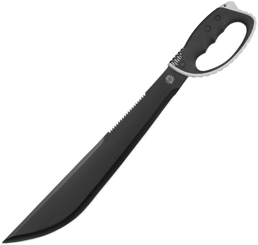 United Cutlery Colombian Survival Black Gray TPR Handle Fixed Blade Ma ...