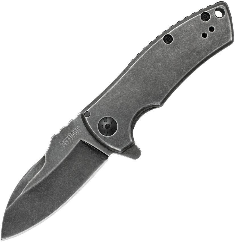 Kershaw Spline Framelock A/O Blade Blackwash Handle Folding Knife EDC ...