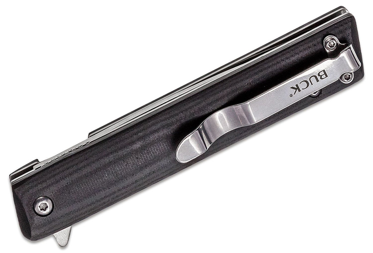 Buck Decatur Black G10 Linerlock Folding Knife 256bks – Atlantic Knife ...