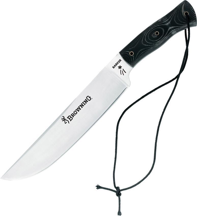 Browning 15" Crowell Barker Competition Tool Black Handle Fixed Blade ...