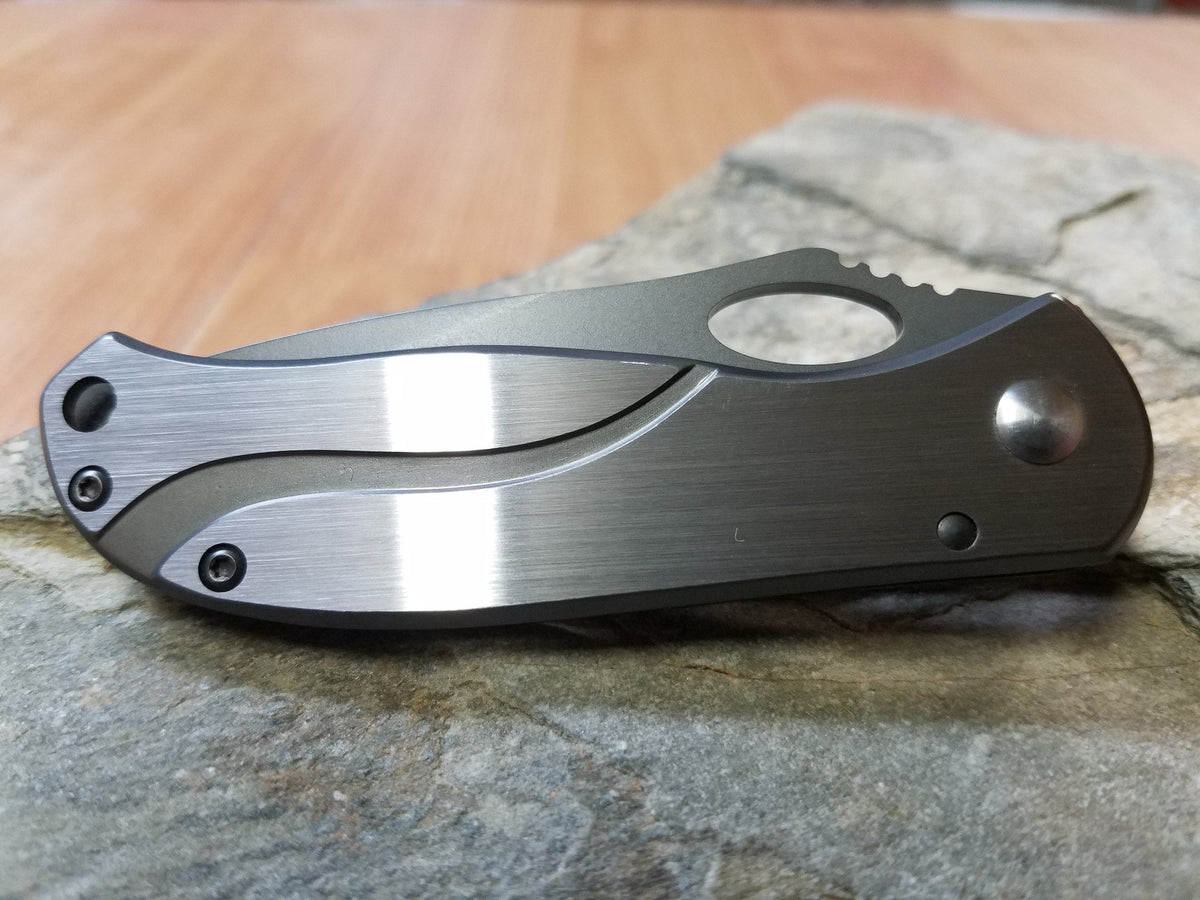 CRKT Pazoda Pocket Knife Combo Edge Blade - 6490 – Atlantic Knife Company
