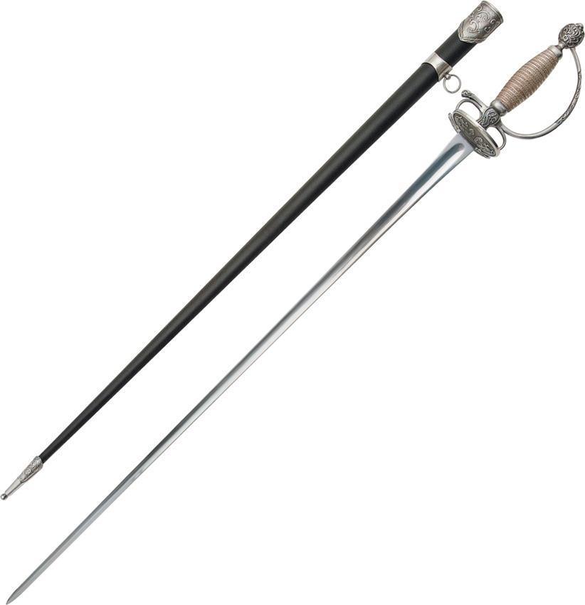 Cold Steel Fixed Triangular Shaped Blade Wire Wrapped Handle Small Swo ...