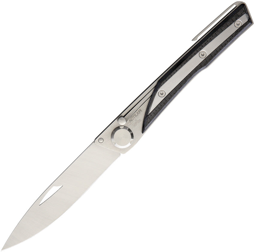 Actilam S4 Taper Lock Stainless Folding 14C28N Steel Pocket Knife S4CF ...