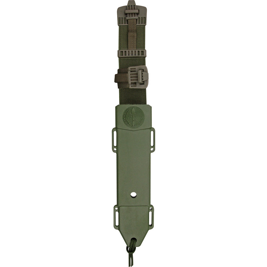 Aitor Bowie NATO OD Green & Black Stainless Fixed Blade Knife w/ Sheat ...