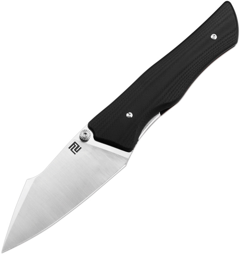 Artisan Ahab Linerlock Black G10 Folding AR-RPM9 Drop Point Pocket Kni ...