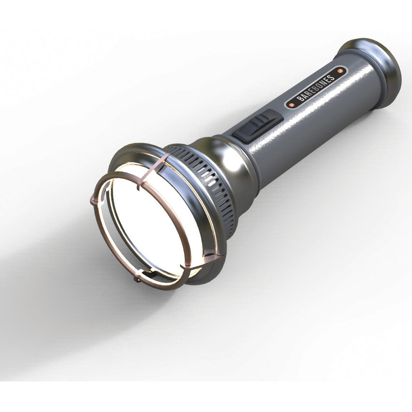 Barebones Living Grey Aluminum Water Resistant Flashlight 257 ...