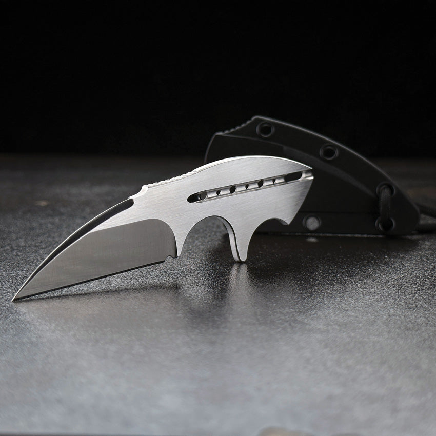 Begg Knives Tree Frog Satin AUS-10 Fixed Blade Neck Knife w/ Sheath 02 ...